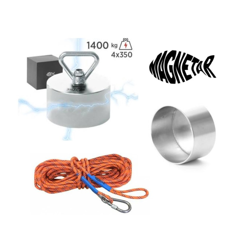 Pack aimant neodyme MAGNETAR BEAST - Protection - Corde 20m diamètre 10mm